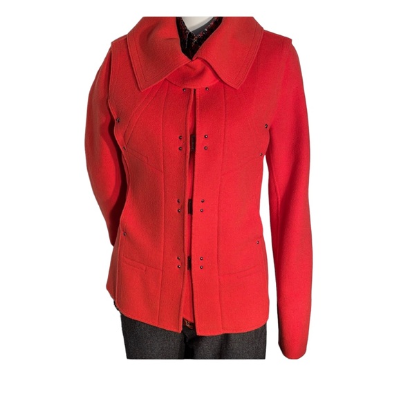Escada | Jackets & Coats | Escada Womans Jacket Coral Wool Cashmere 4 ...